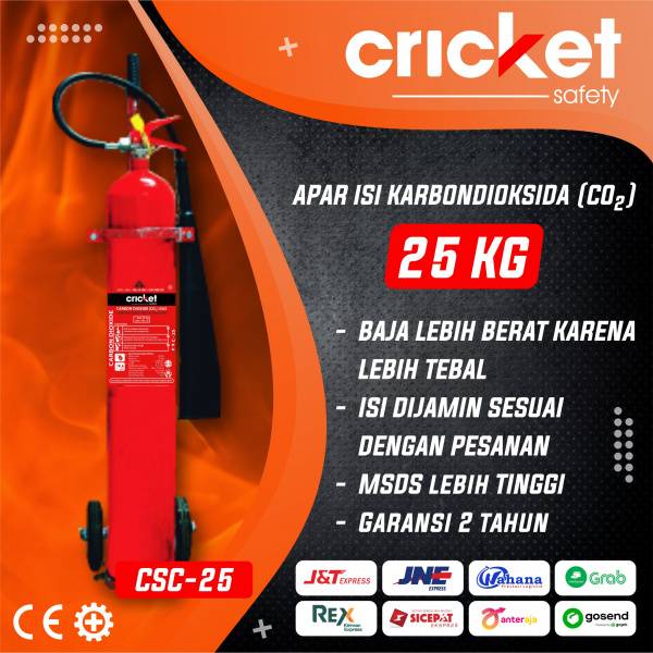 Tabung Apar CO2 Siap Pakai 25kg - Royal Apar