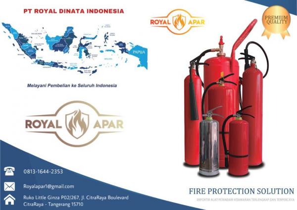 Jenis Alat Pemadam Api Ringan (APAR) - Royal Apar